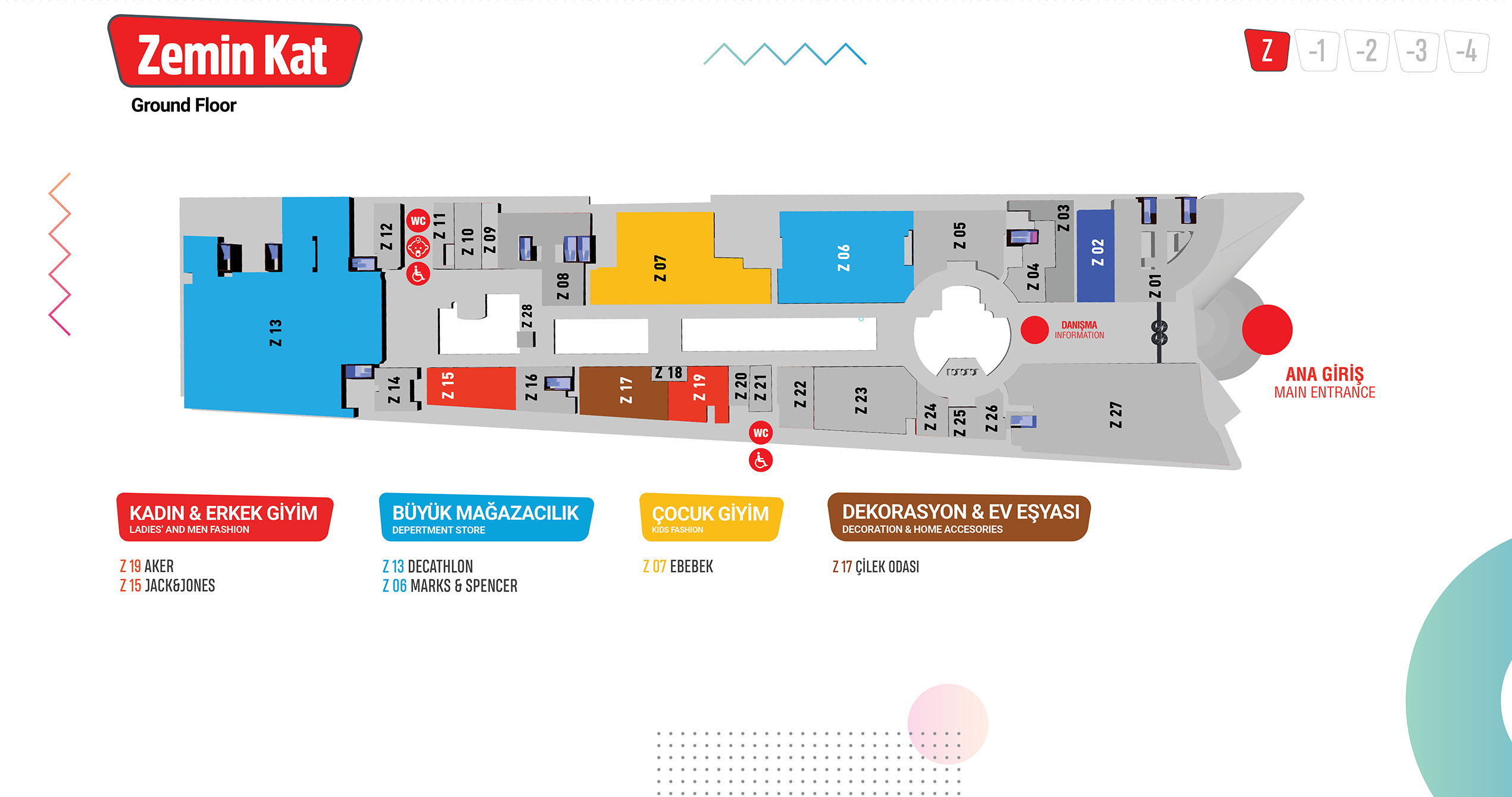 Kat Planı - MetroCity AVM